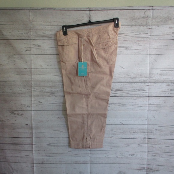 Caribbean Joe | Pants & Jumpsuits | Nwt Caribbean Joe Crop Pants Sz 4p ...